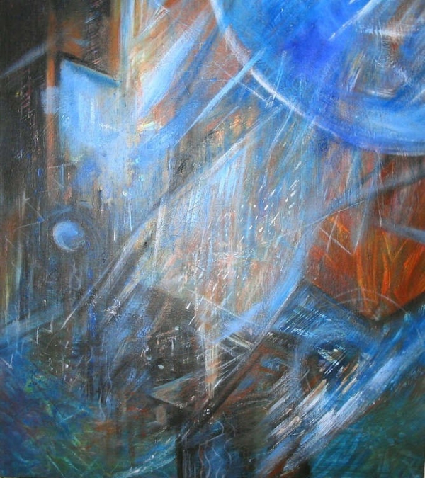 Moving Towards Freedom - Original Abstract Paintings of Lorraine G Huber