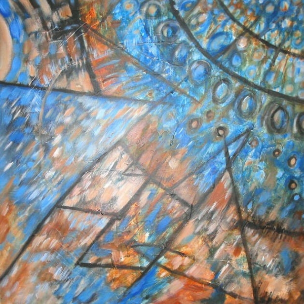 Moving Towards Freedom - Original Abstract Paintings of Lorraine G Huber